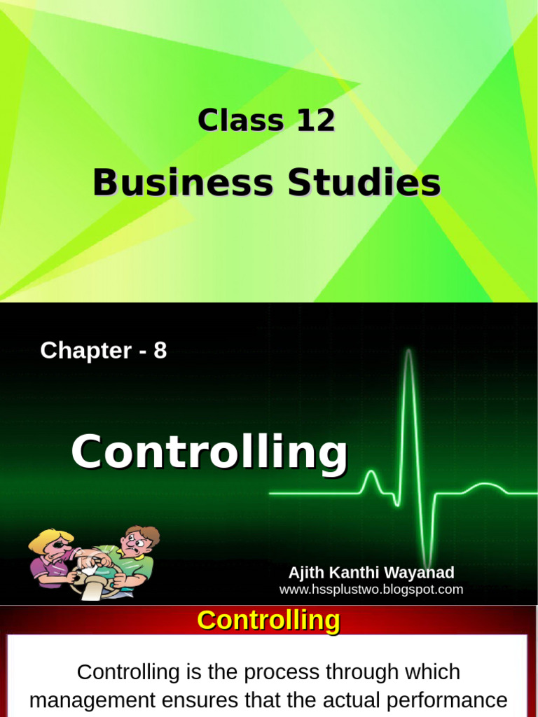 Chapter 8 Controlling - 1.8 | PDF | Disciplines | Goal