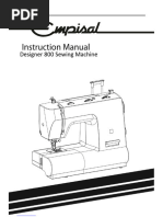 Singer M3220 Sewing Machine Instruction Manual | PDF | Sewing Machine ...