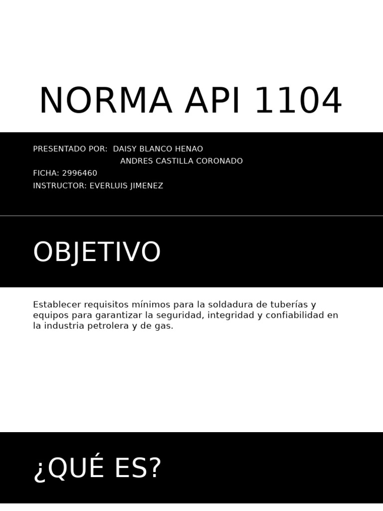 Norma Api 1104 | PDF
