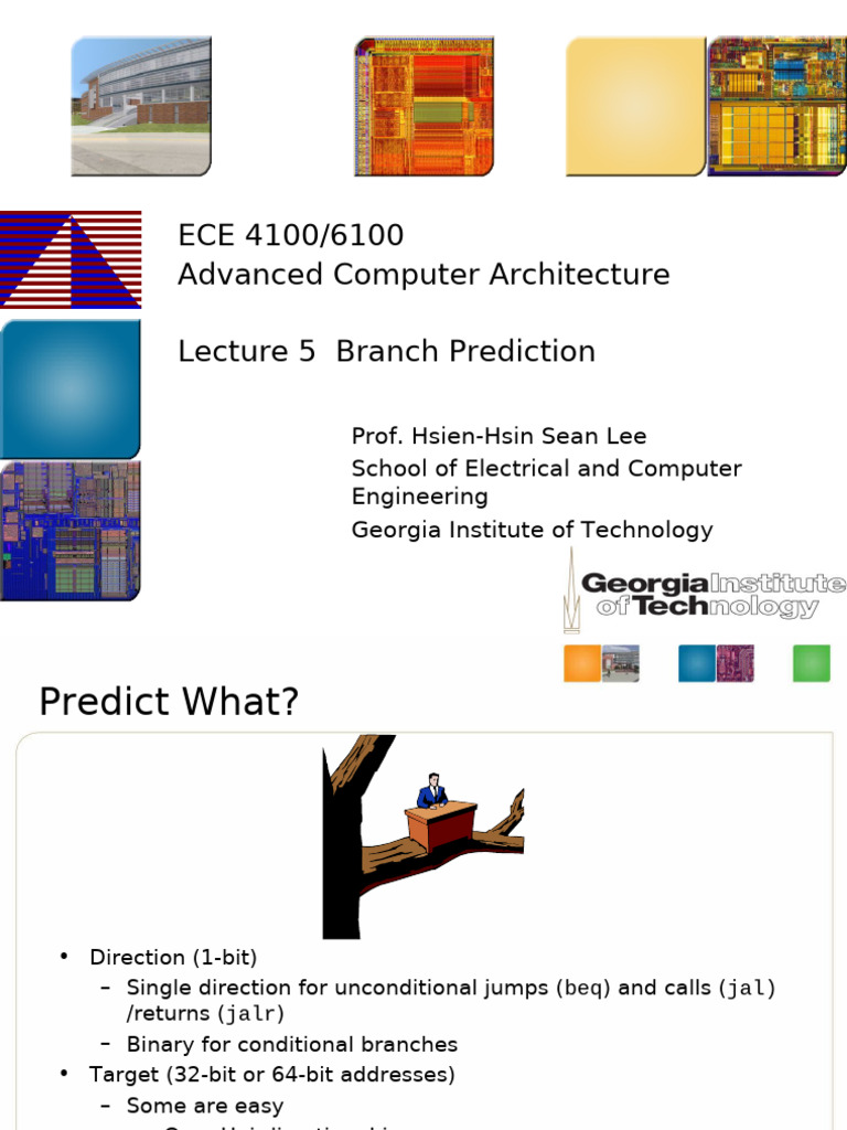 Lec4 Supp Branch Prediction | PDF | Office Equipment | Digital Electronics