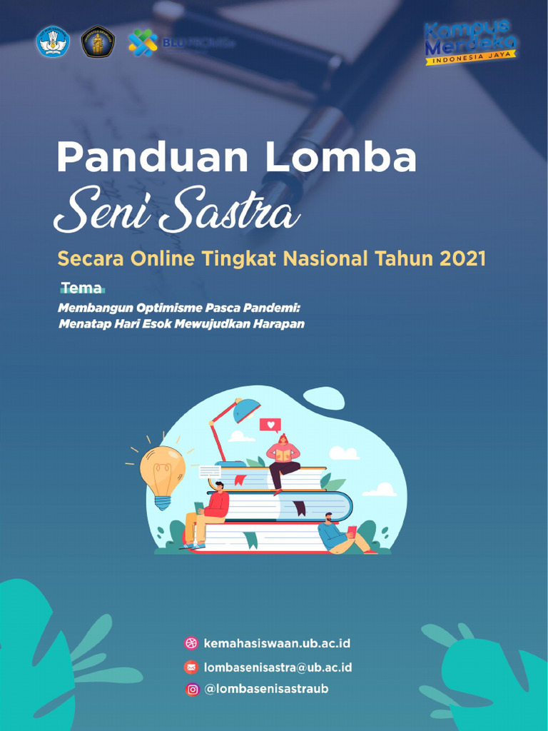 Panduan Lomba Seni Sastra 2021 | PDF
