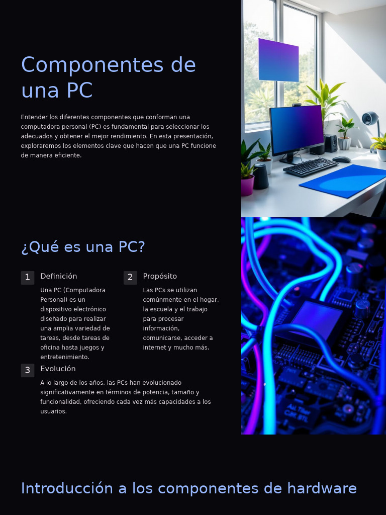 Guía de Componentes de PC | PDF | Hardware de la computadora ...