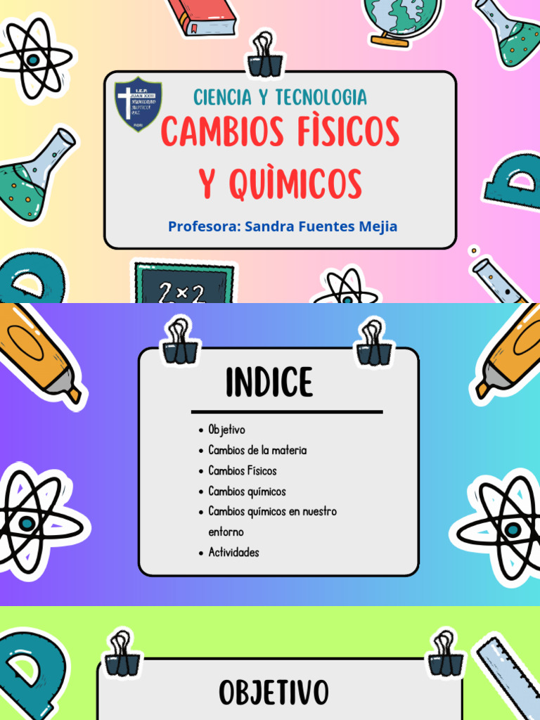 Cambios Físicos y Químicos | PDF | Sustancias químicas | Química