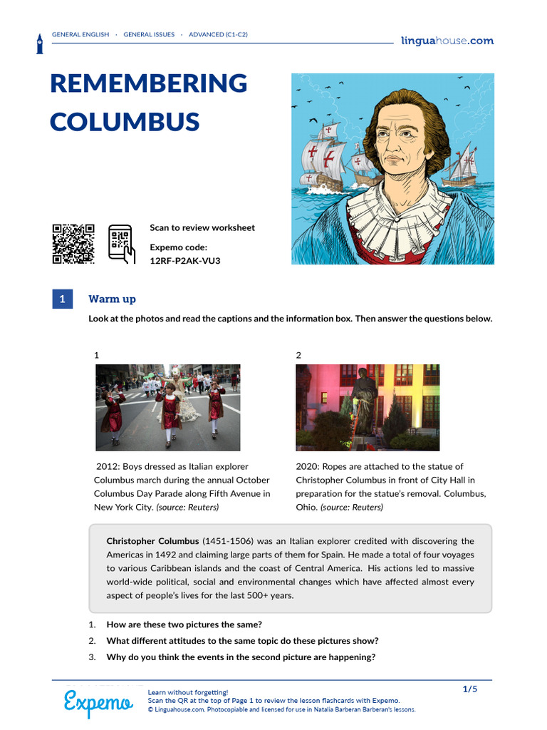 Columbus Statues and Native American Protests | PDF | Christopher Columbus