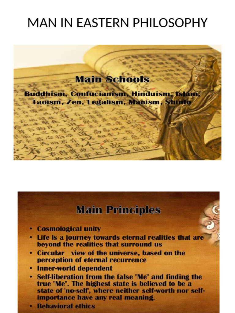 Man in Eastern Philosophy | PDF | Social Science | Self-Improvement