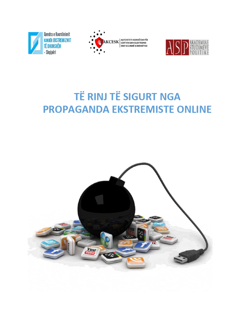 Te Rinjte Te Sigurte Nga Propaganda Ekstremiste Online | PDF