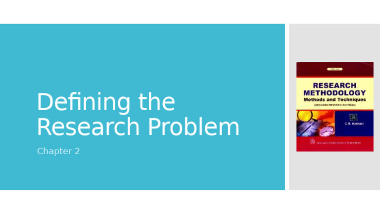Defining The Research Problem | PDF