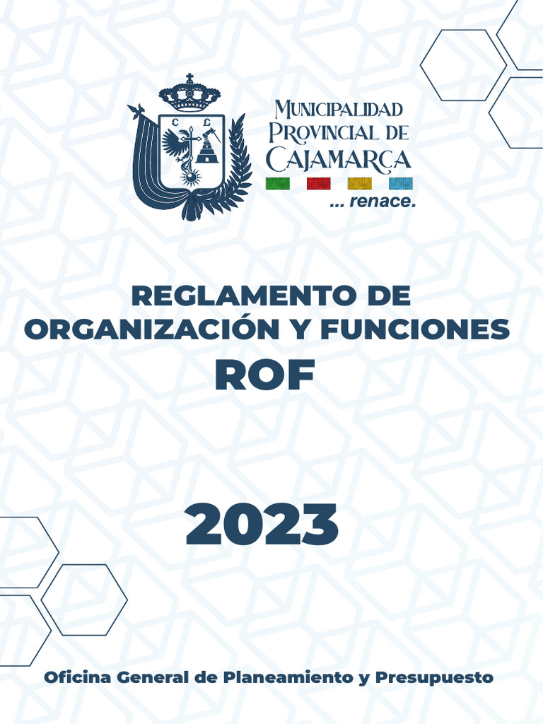 Rof 2023 Final | PDF | Administración Pública | Gobierno local