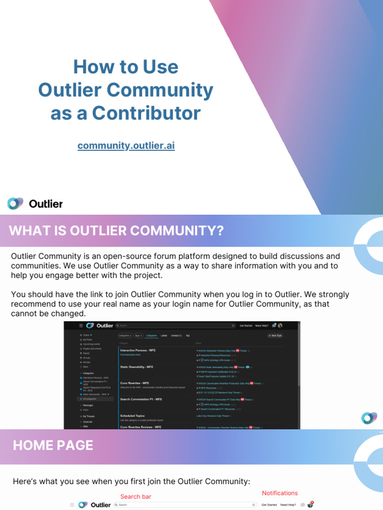 Outlier Community Basics | PDF | Internet Forum | Tag (Metadata)