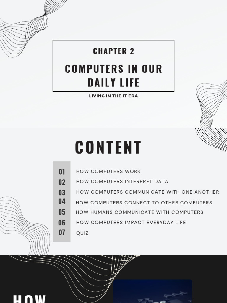 GROUP 2 Computers in Our Daily Life | PDF | Usb | Computer Network