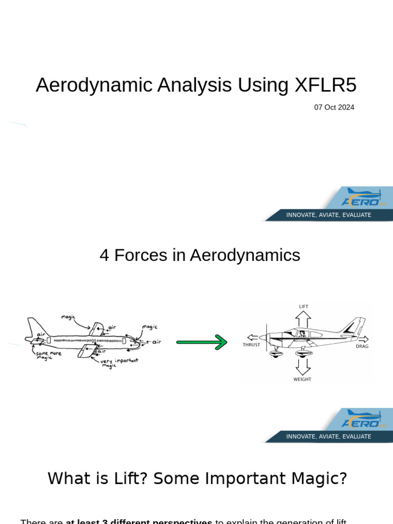 (HKUST Aero Team) XFLR5 Workshop | PDF | Lift (Force) | Drag (Physics)