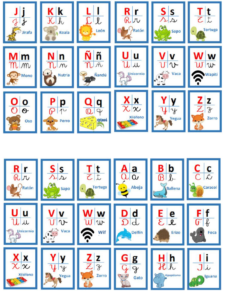 Llavero Abecedario | PDF