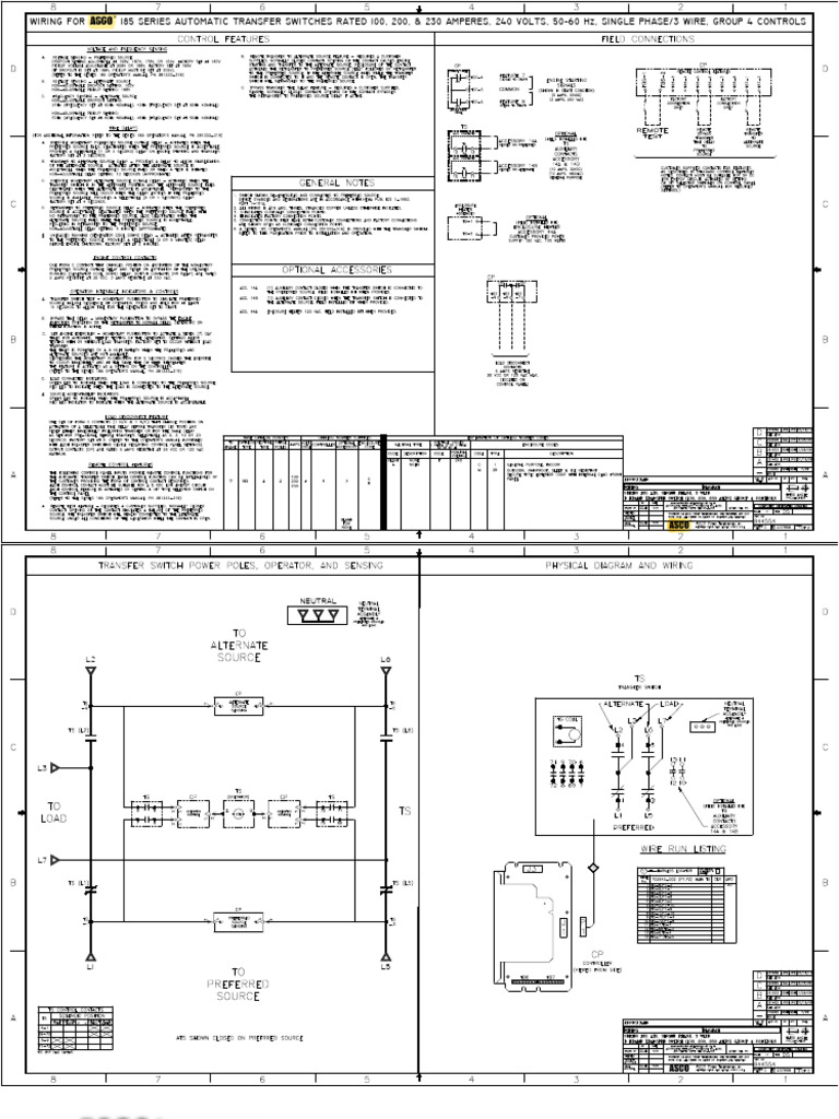 Asco 185 series | PDF | Switch | Electrical Engineering