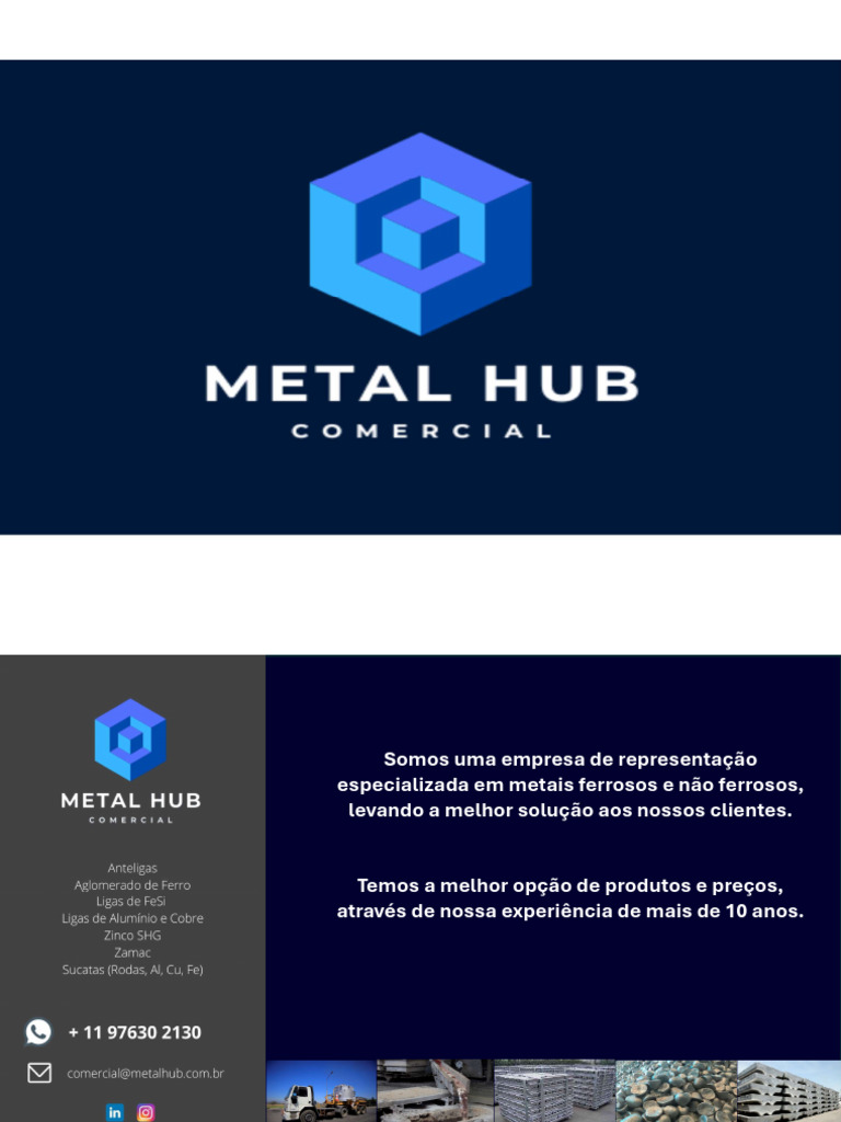 Apresentação Metal Hub Brasil | PDF