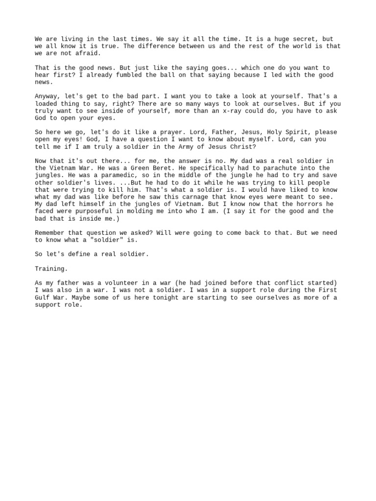 Preaching About Walking With God | PDF