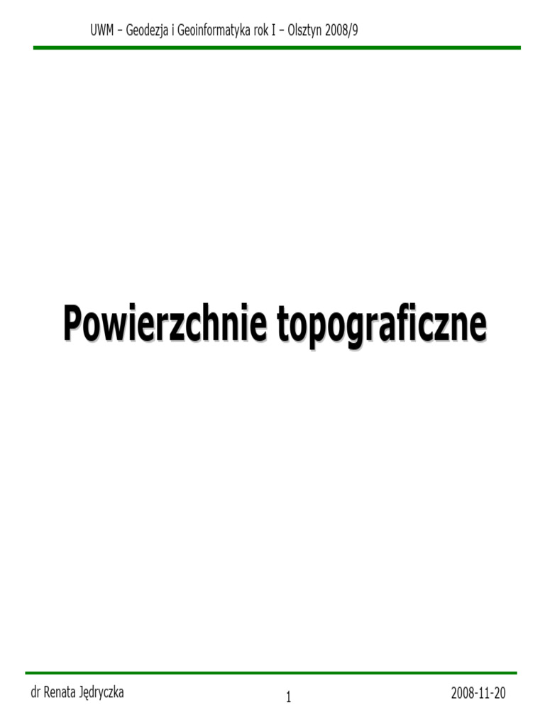 w7 Pow Topograf | PDF