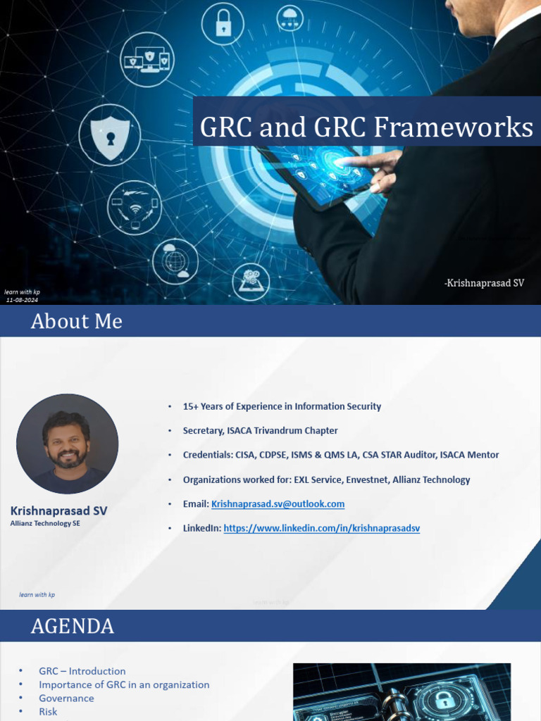GRC and Frameworks 1723434696 | PDF | Regulatory Compliance | Risk ...