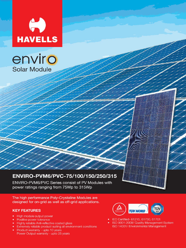 Solar Module Catalogue | PDF