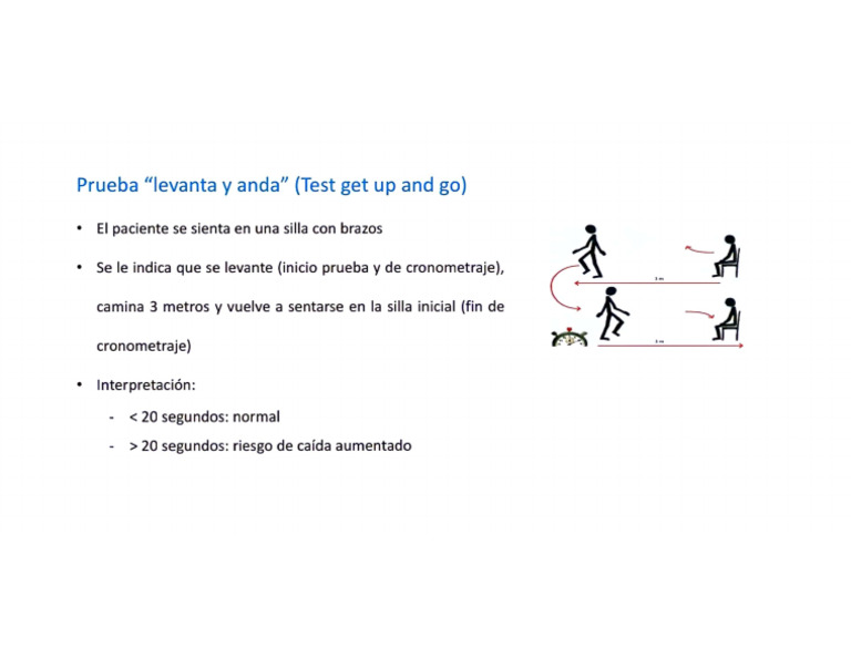 Timed Up and Go | PDF