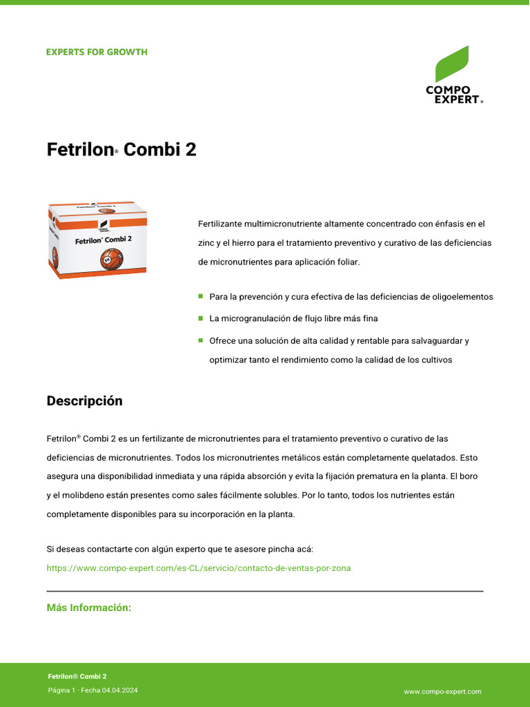 Fetrilon Combi 2 | PDF