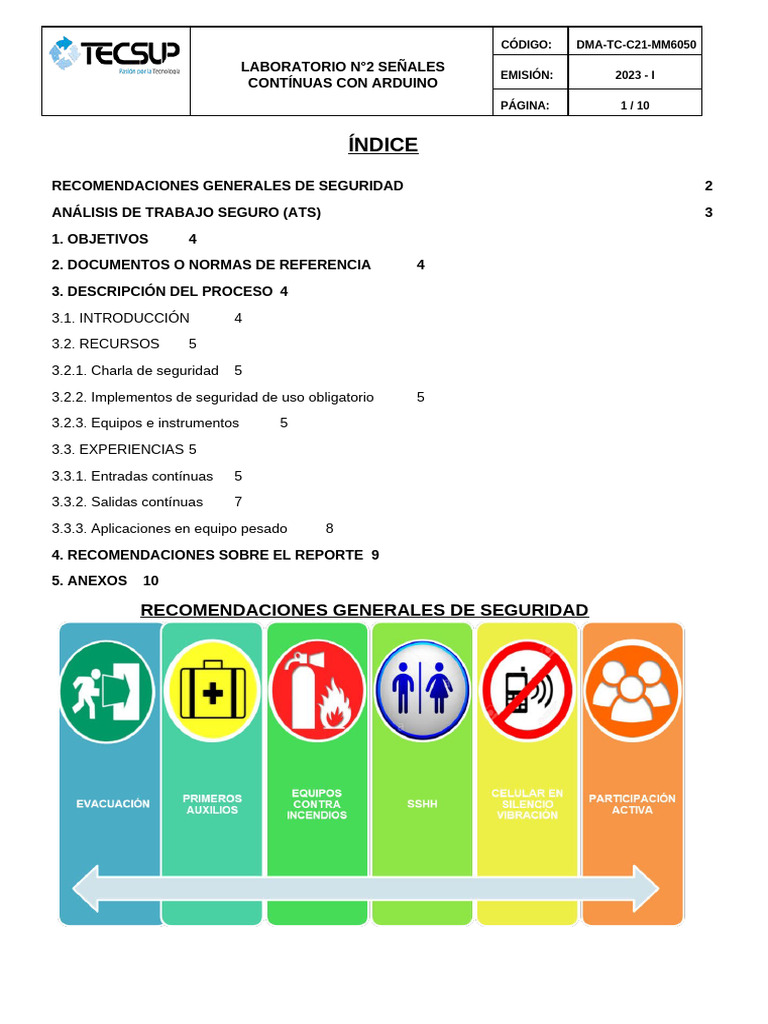 Lab 02 Señales Continuas Con Ardunio | PDF | Diodo emisor de luz | Modelo de color Rgb