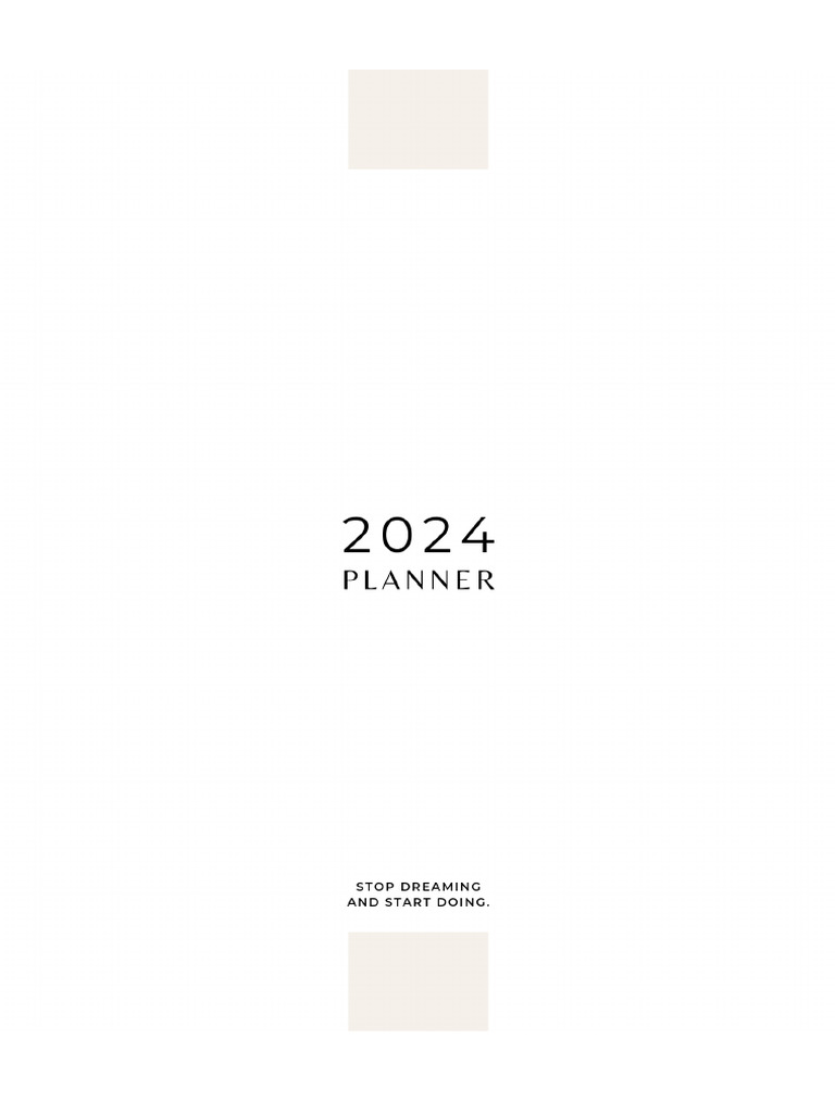 Planner 2024 | PDF