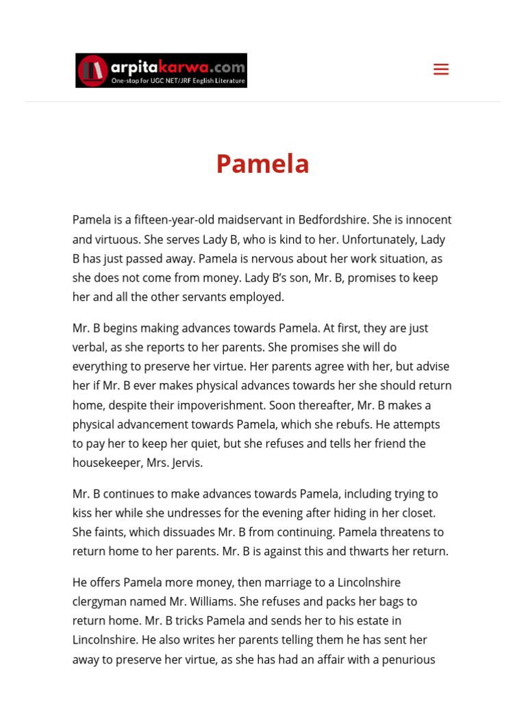 Pamela | PDF