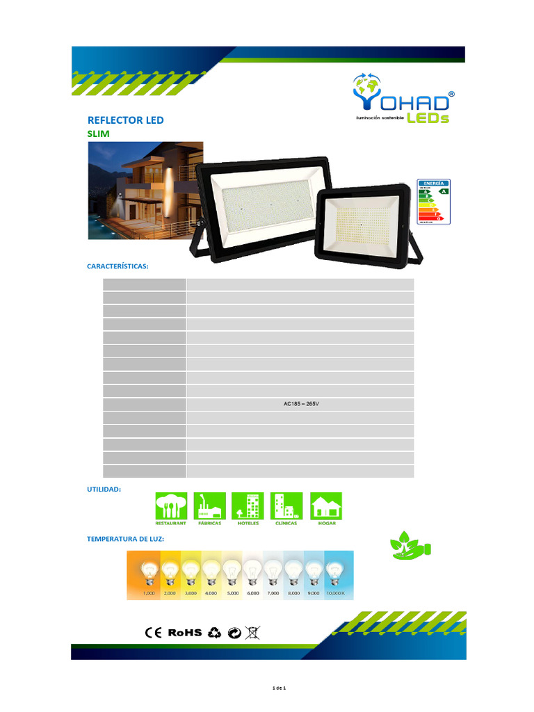 Item 1 - Reflector 500W | PDF