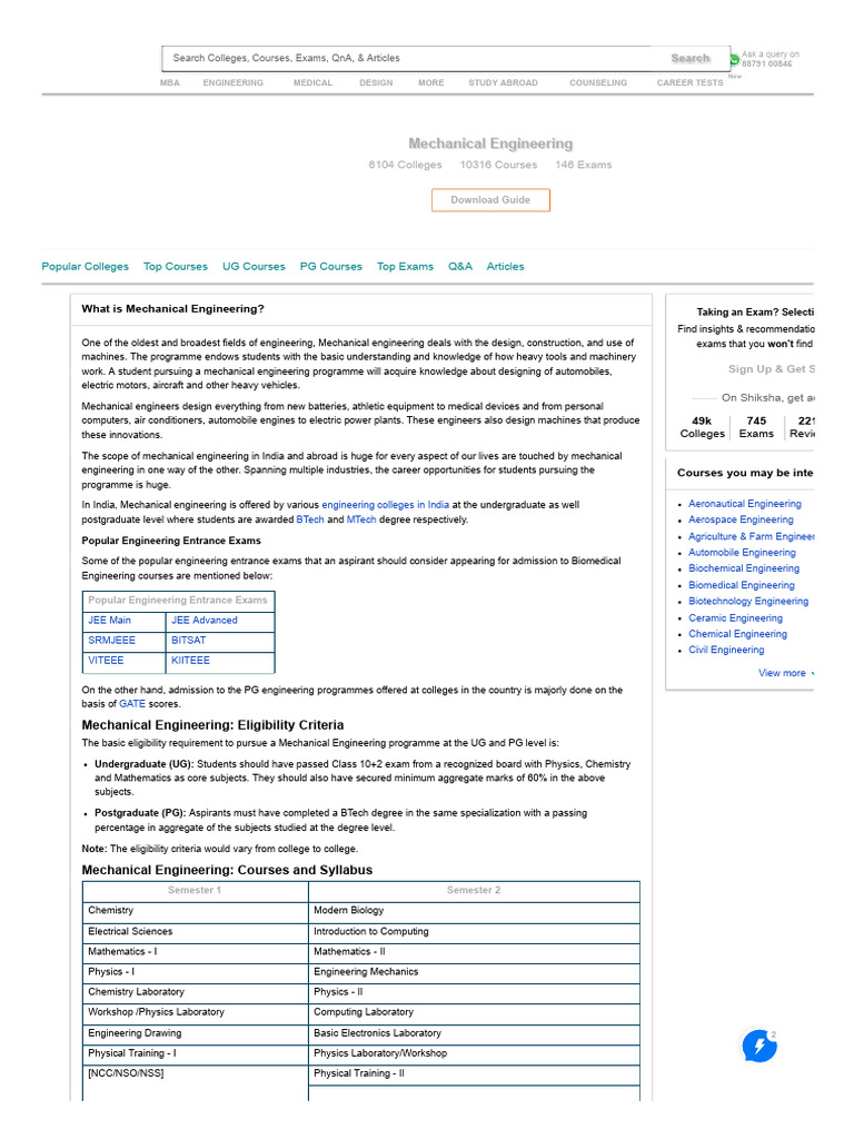 Mechanical Engineering by Shiksha | PDF | Engineering | Mechanical Engineering