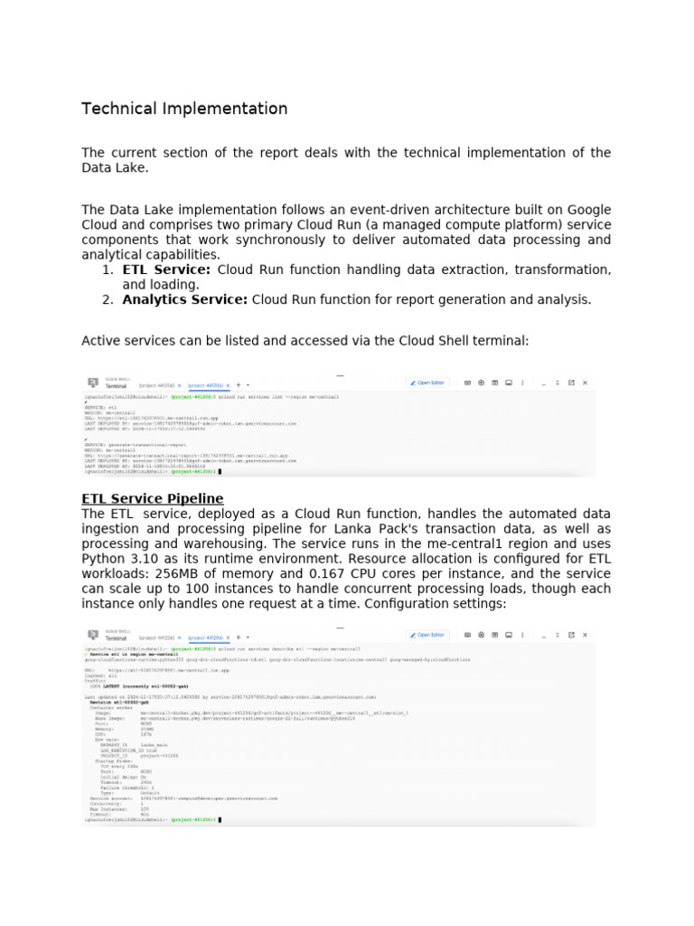 Technical Implementation | PDF | Cloud Computing | Computing
