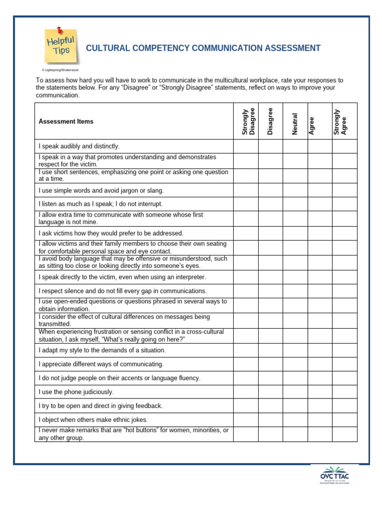 Multicultural Communication Assessment | PDF | Communication | Linguistics