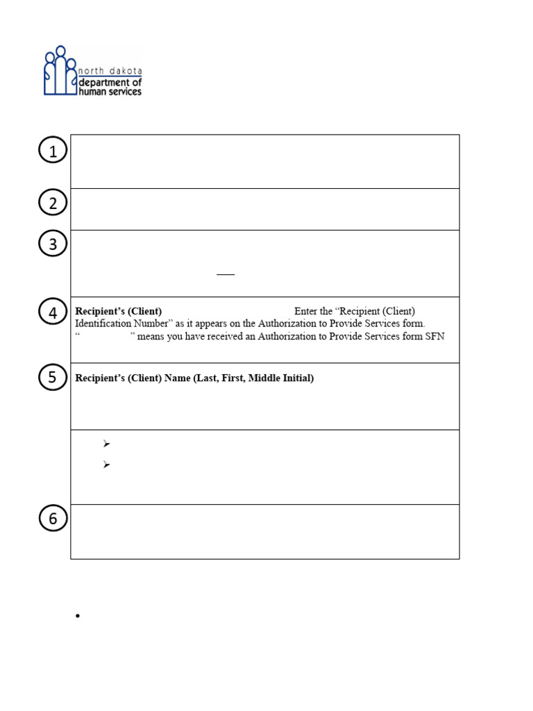 HCBS DD Billing Form Instructions | PDF | Medicaid