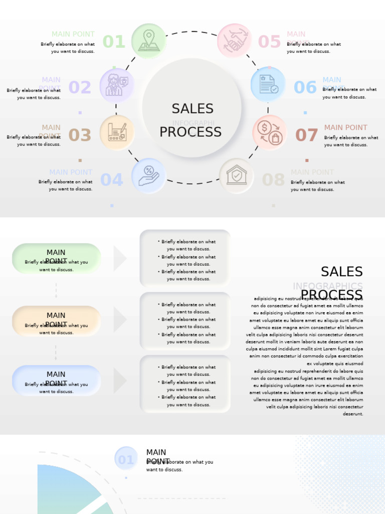Sales Process Infographics | PDF