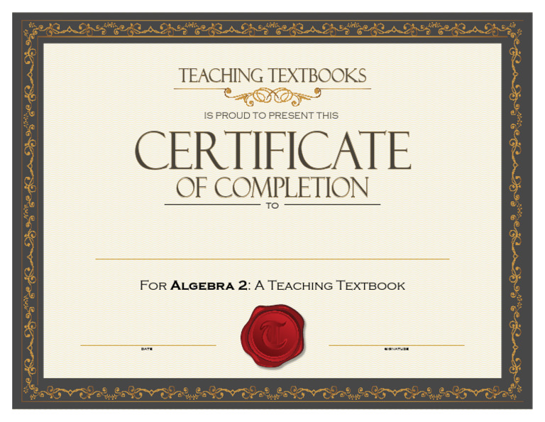 CertificateofCompletion A2 | PDF