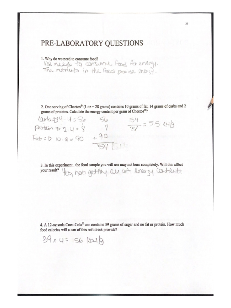 Pre Laboratory Questions | PDF