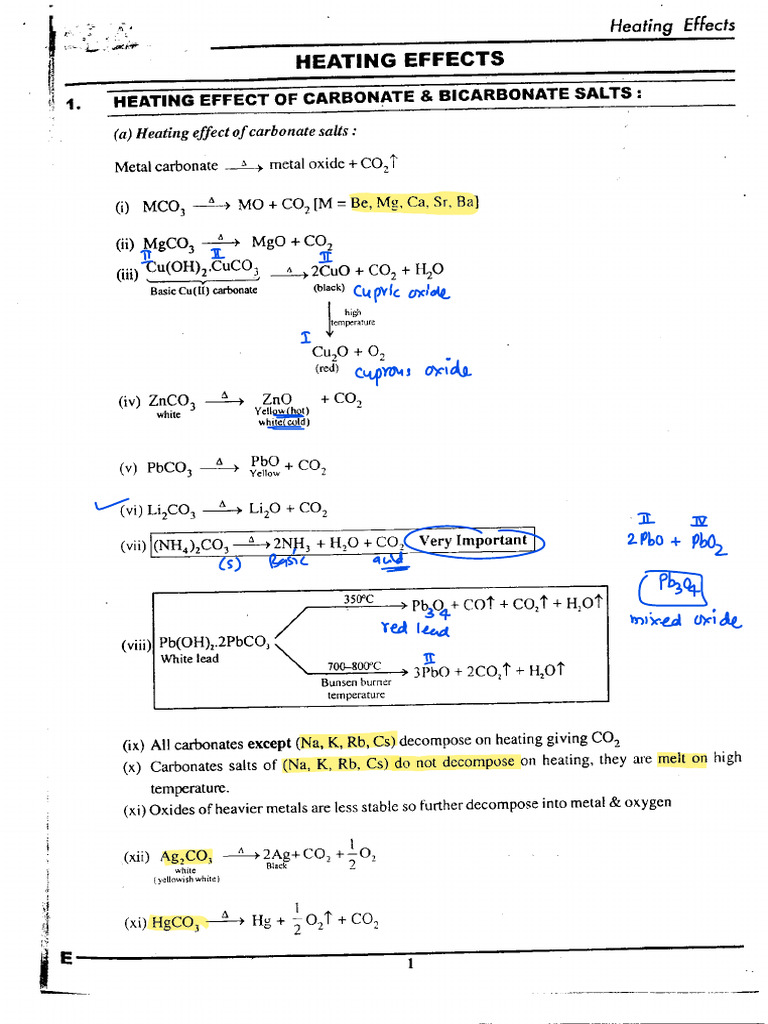 Heating Effects - PS - Coc | PDF