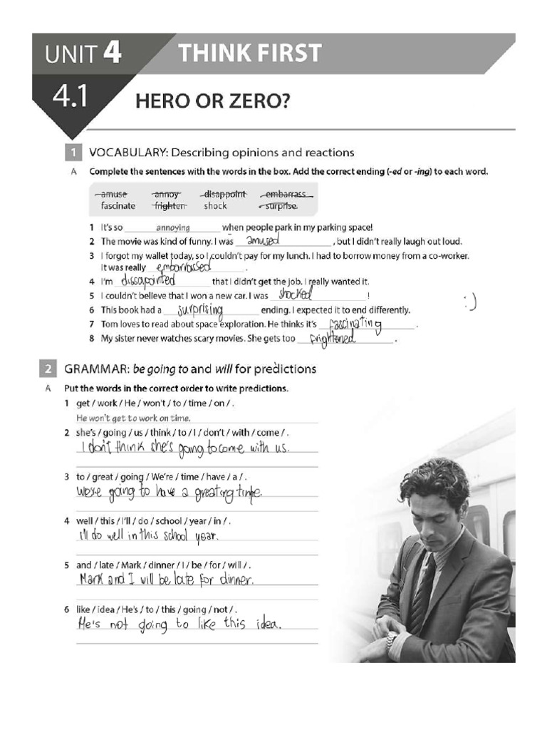 Workbook Unit 4.1 | PDF