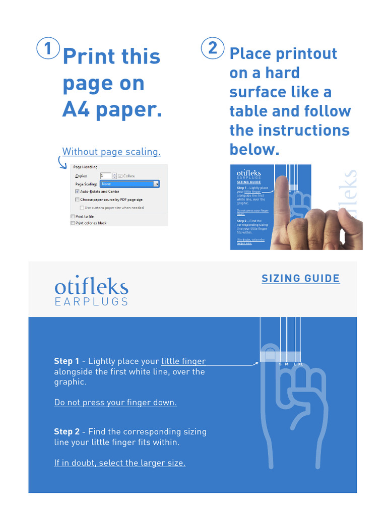 Otifleks Sizing Guide | PDF