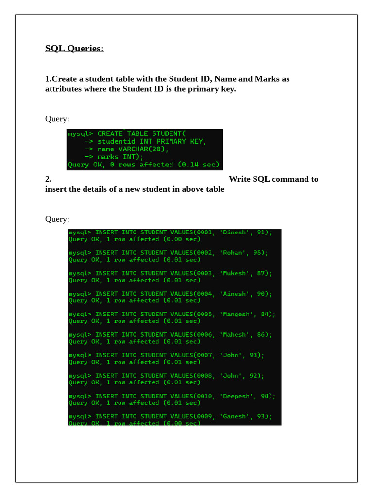 IP Practical File 2024-25 | PDF | Chart | Sql