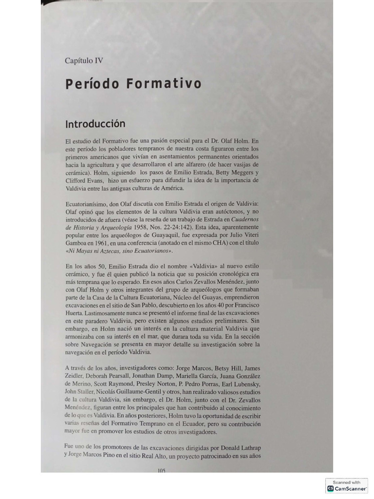 Cap 4 de Contribuciones de Olaf Holm | PDF