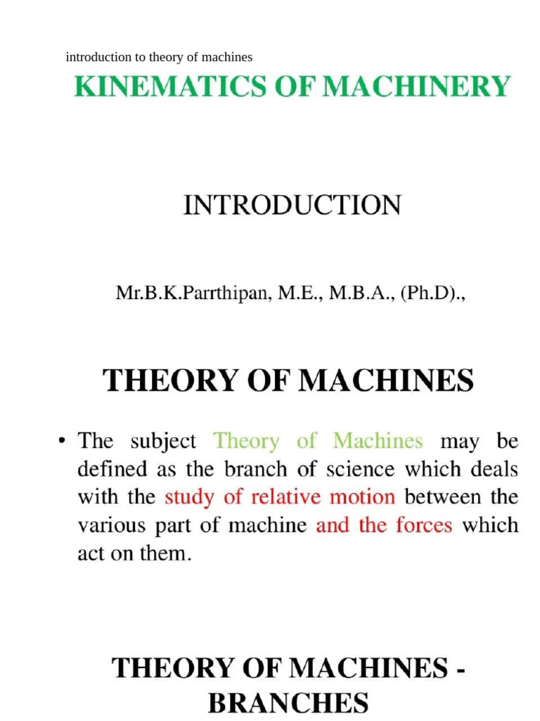 Mechanisms 2 | PDF