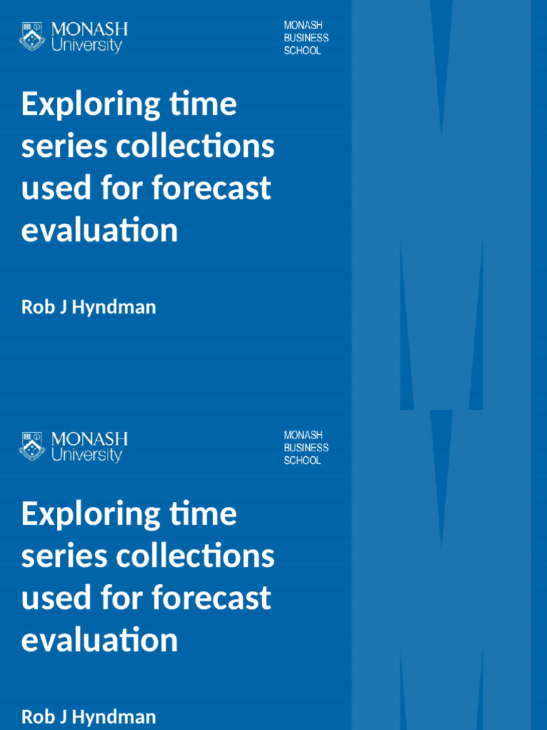Exploring Time Series Collections Used For Forecast Evaluation | PDF ...