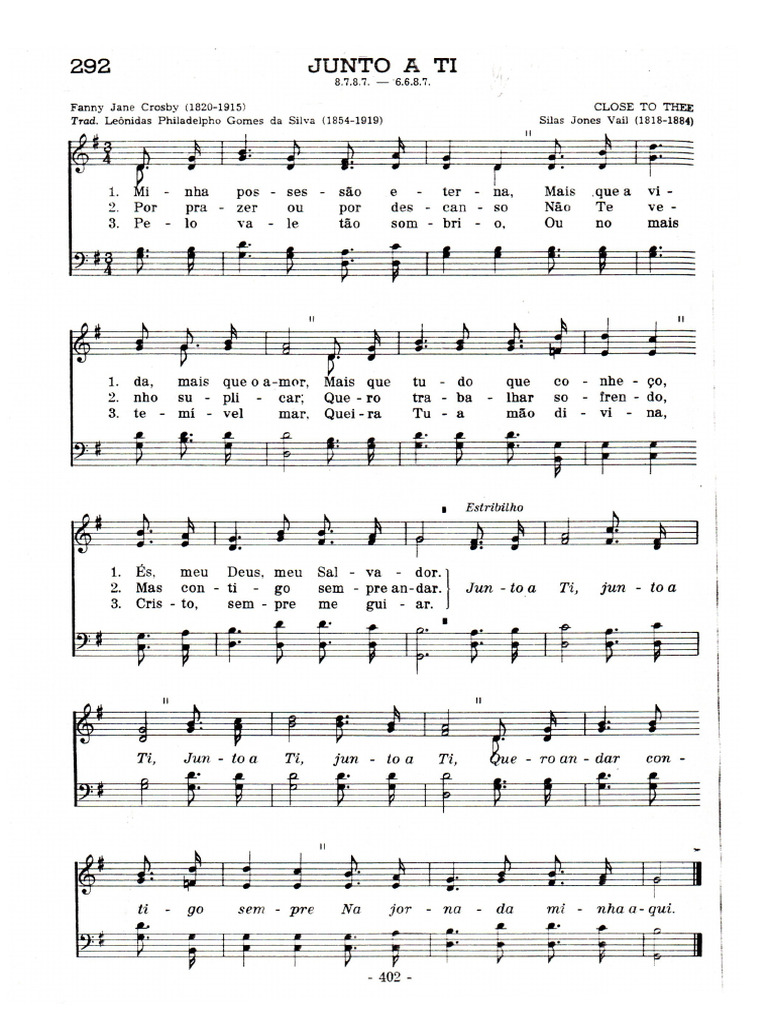 Junto A Ti - Partitura | PDF