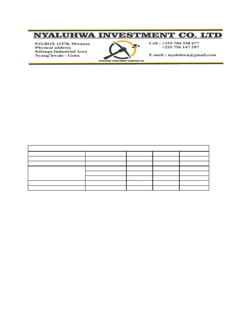 Sales Invoice-Bill To Hussein Matata Chomola | PDF