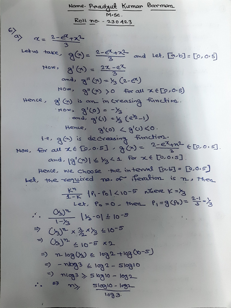 Assignment 2 230323 | PDF | Numerical Analysis | Mathematics Of Computing