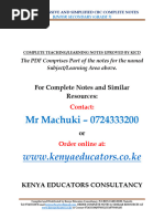 Mat Grade 8 Jss Comprehensive Notes | PDF | Education Reform | Mathematics