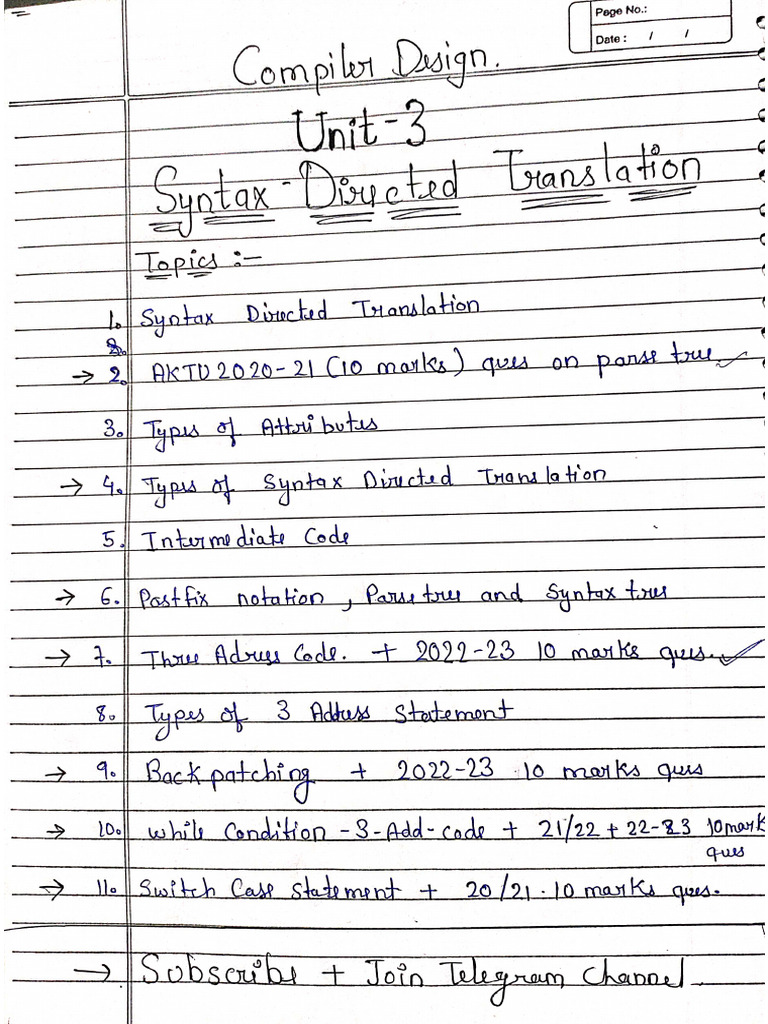 CD Unit 3 One Shot | PDF