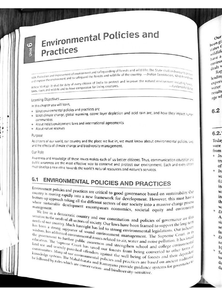 Unit-5 Global Environmental Issues and Policies | PDF