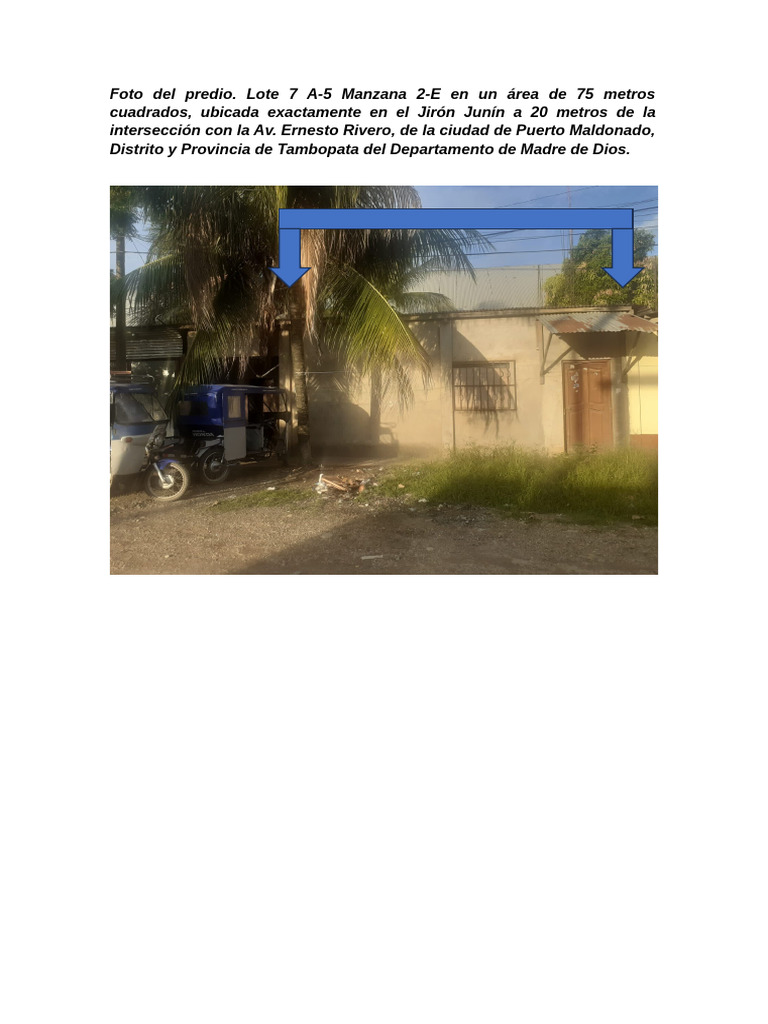 Foto y Croquis Del Predio | PDF | Derecho | Hogar, jardinería y bricolaje