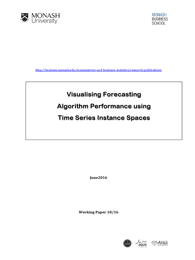 Visualising Forecasting Algorithm Performance Using Time Series ... Visualising Forecasting Algorithm Performance Using Time Series ...
